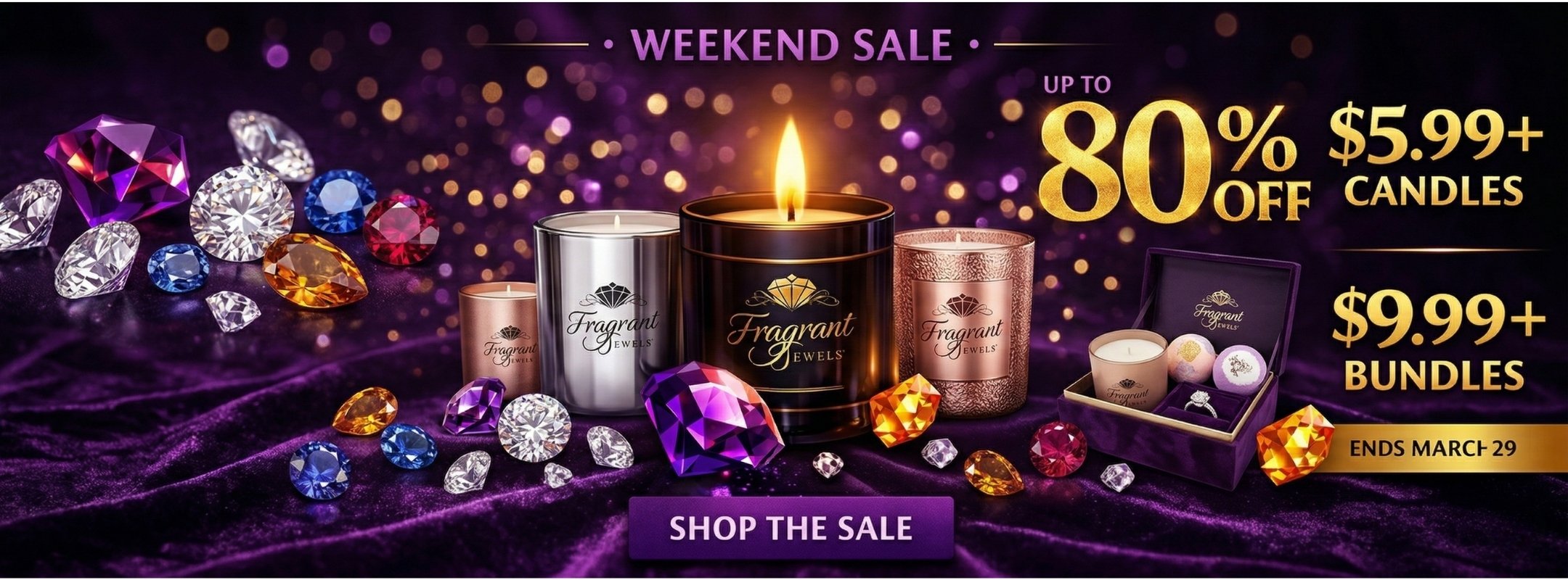 Jewel Candles - Candles with Rings Inside | Fragrant Jewels