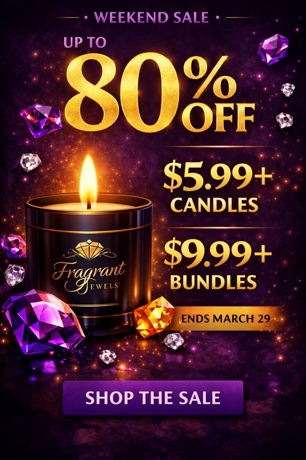 Jewel Candles - Candles with Rings Inside | Fragrant Jewels