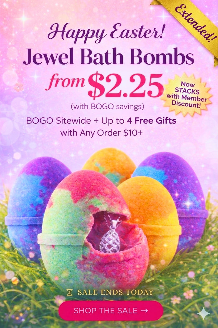 Bath Bombs with Rings | Jewel Bath Bombs | Fragrant Jewels